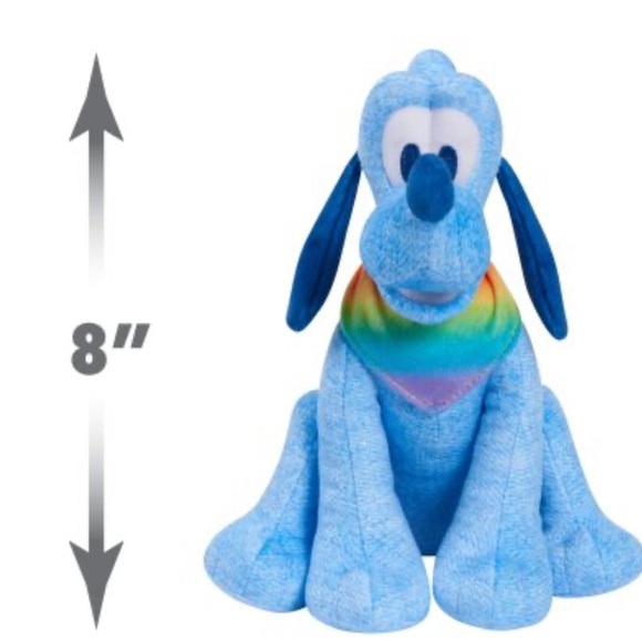 Disney | Toys | Disney Rainbow Collection 222 Blue Pluto Sitting Dog ...